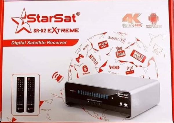 Starsat X2 Extreme 4K UHD Android 9 Receiver, Forever Pro Server, Apollo IPTV - Yaser Satellite