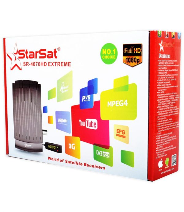 StarSat SR-4070HD Extreme Full HD Satellite Receiver, Funcam Server ...