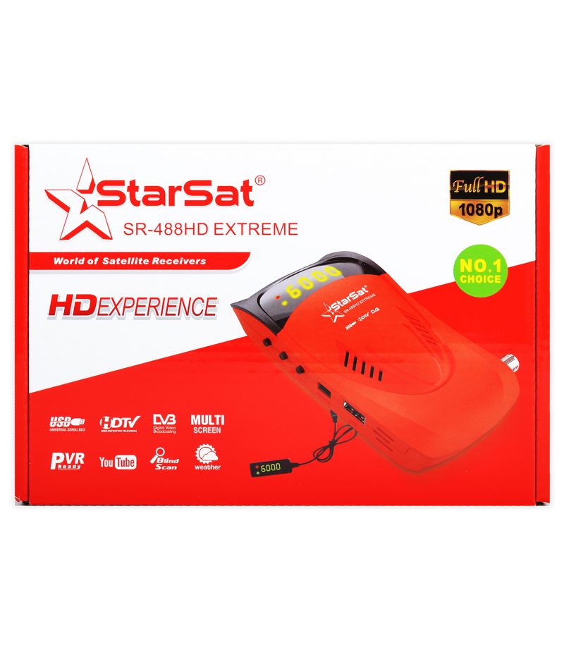 StarSat SR-488HD EXTREME Full HD Satellite Receiver with Funcam, Apollo ...
