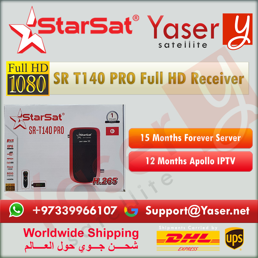 StarSat SR T140 PRO Full HD Satellite Receiver - Yaser Satellite