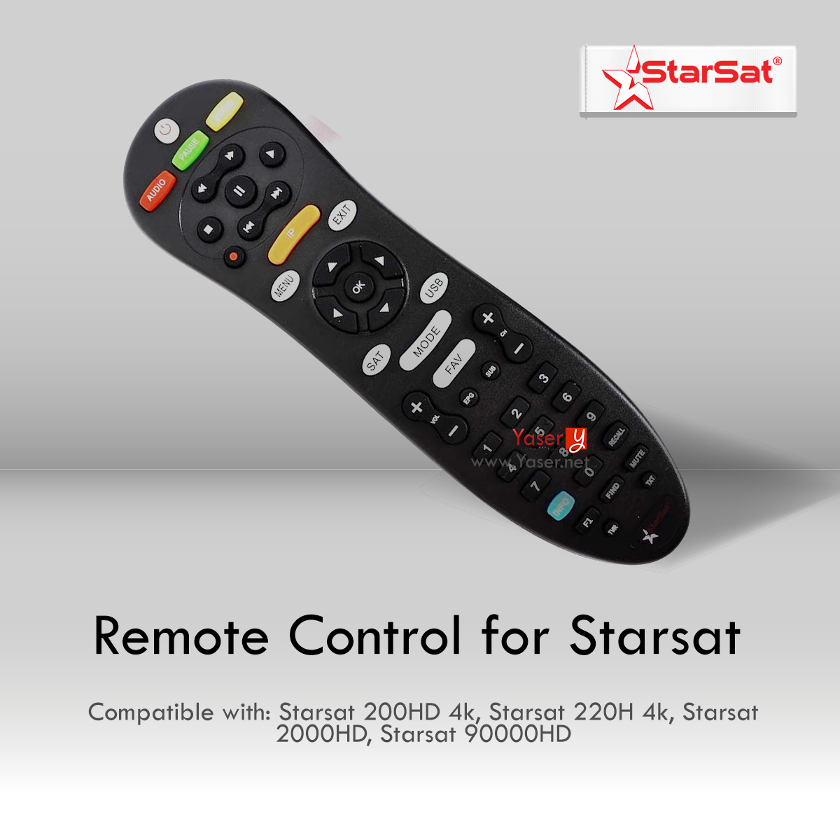 Remote Control for Starsat - Yaser Satellite