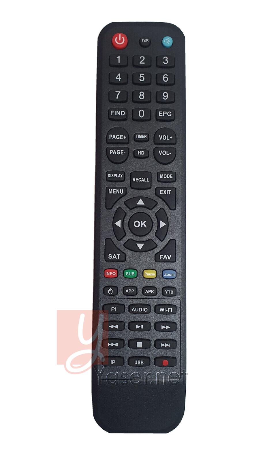 Remote Control for Tiger One Million - Yaser Satellite